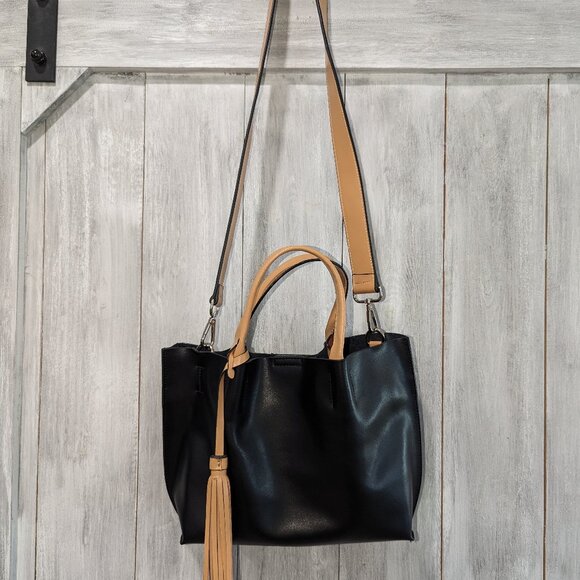 Colab | Bags | Colab By Christopher Kon 2 Color Tote Crossbody Bag ...